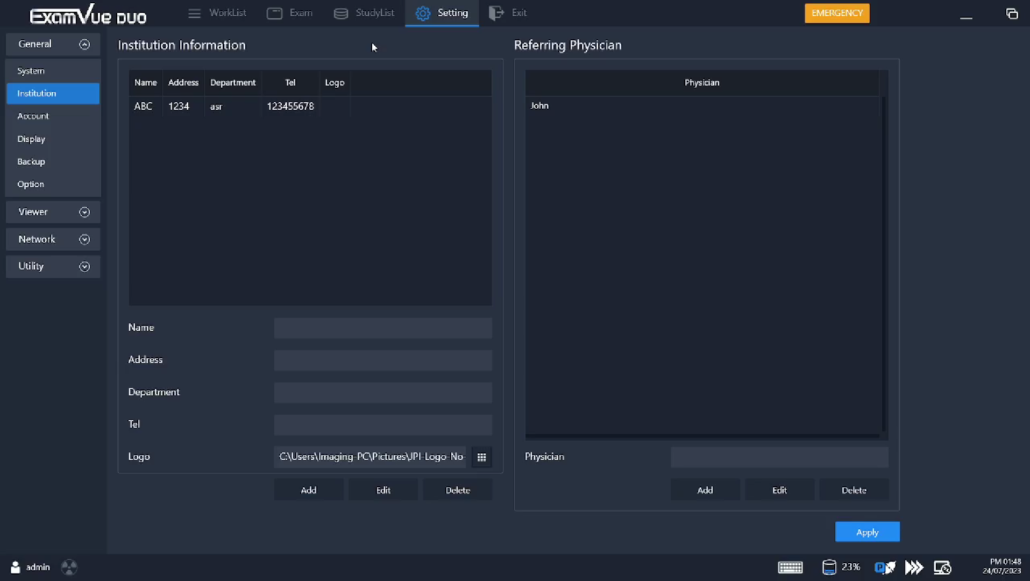 ExamVue™ Duo Software Update | August 2023